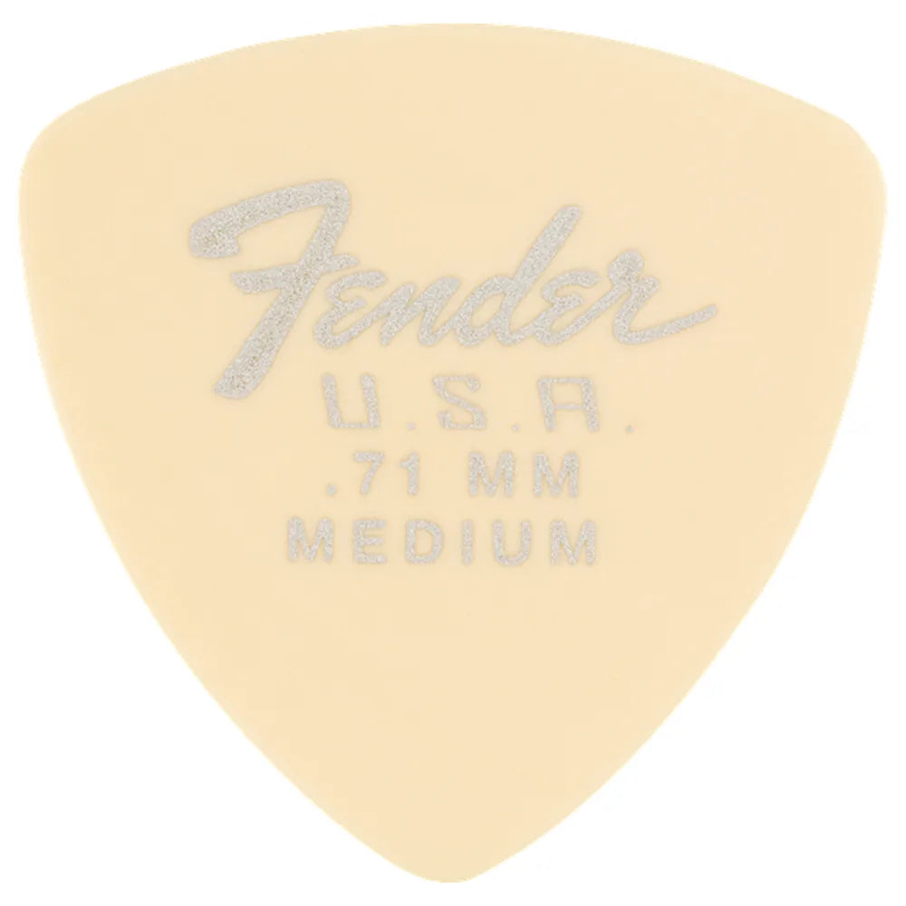Fender 1987346800 Paquete 12 Púas Dura-Tone 346 Shape .71 Olympic Whit