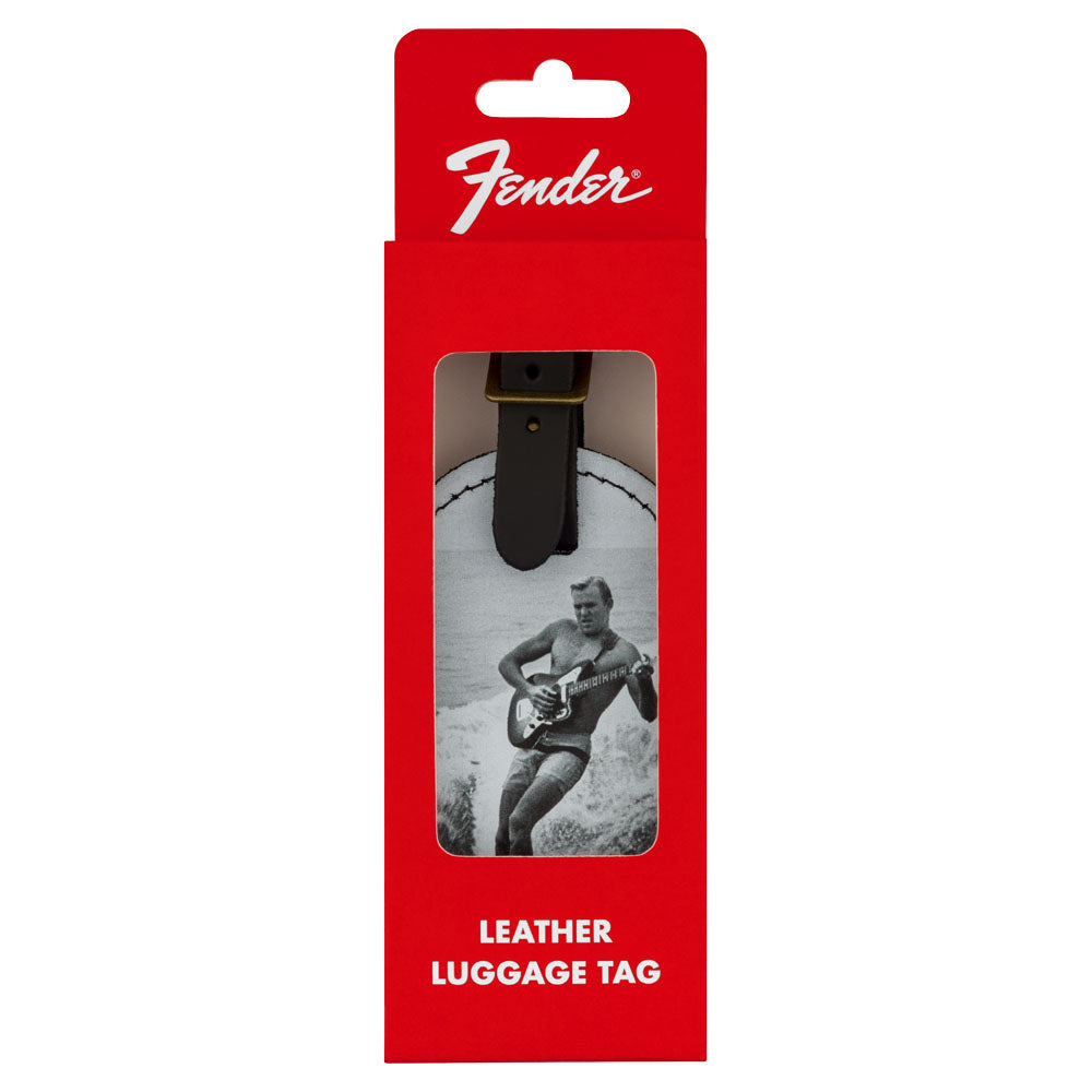 Fender Vintage Surfer Luggage Tag Black Etiqueta para Equipaje 9106101