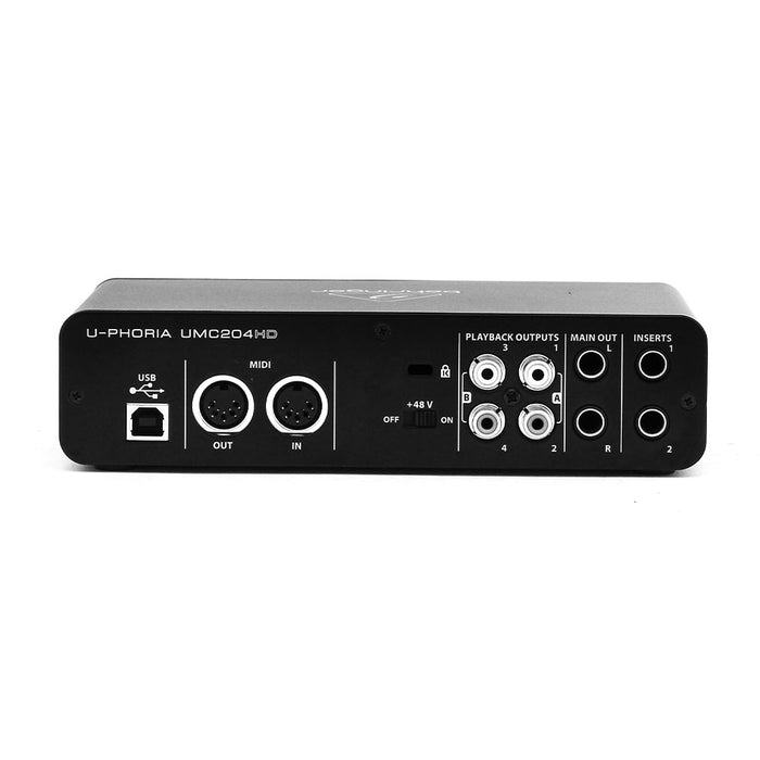 Behringer UMC204HD U-Phoria Interfaz de Audio